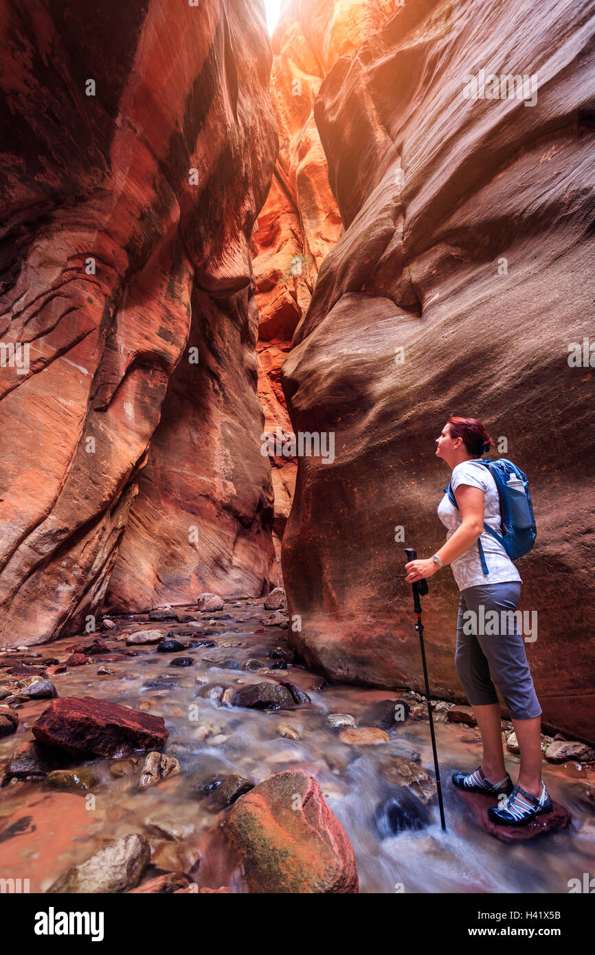 Through the canyon hi-res stock photography and images - Alamy