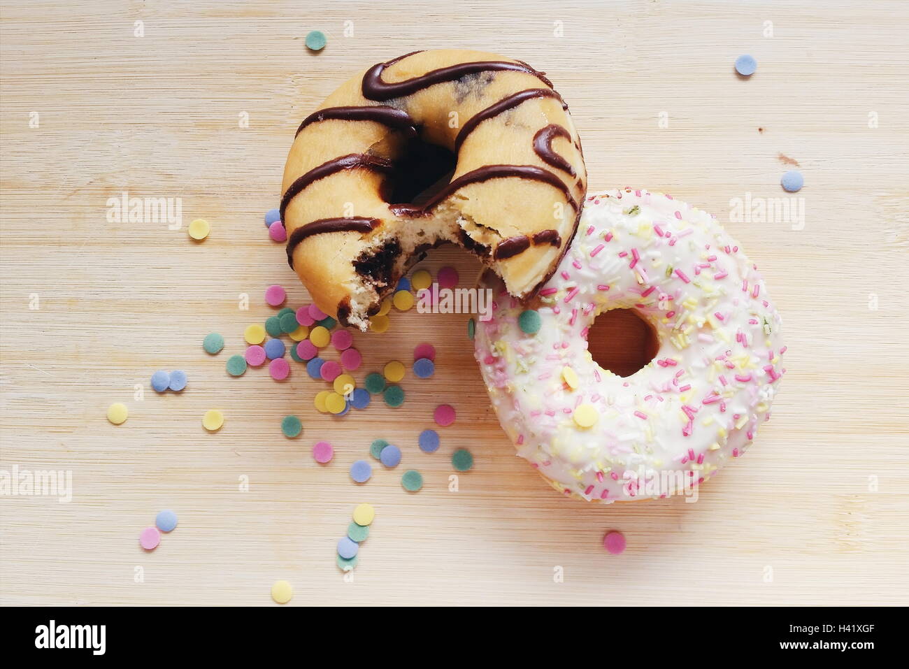 Half eaten donut hi-res stock photography and images - Alamy