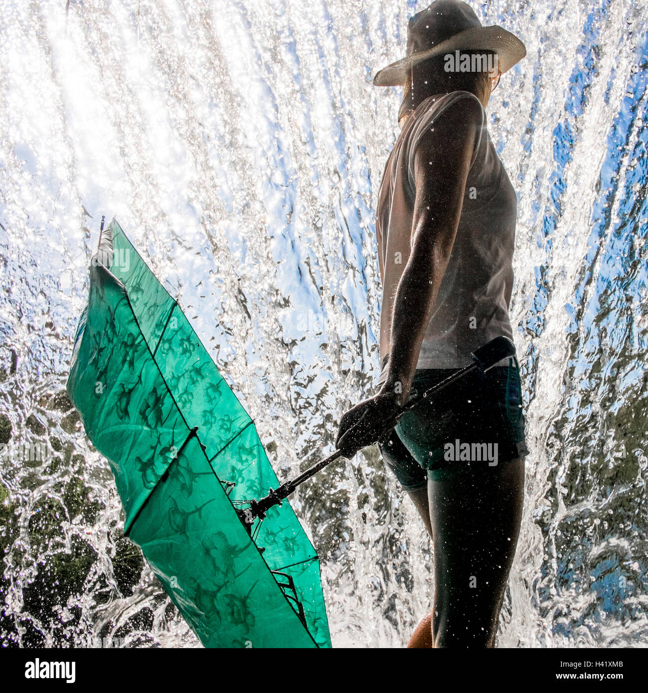 Woman water wet clothes hi-res stock photography and images - Alamy