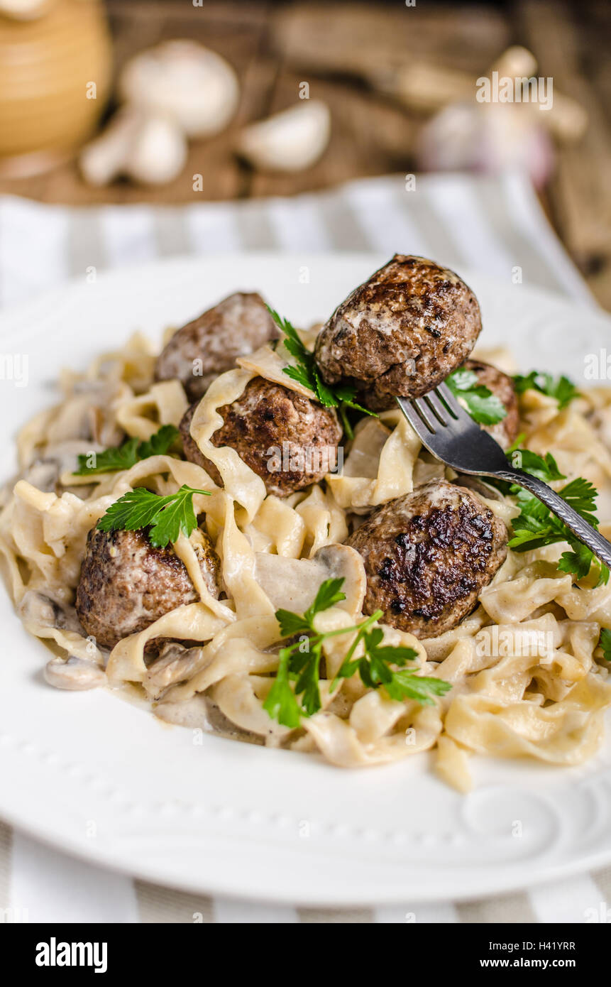 Cheesy meatball hi-res stock photography and images - Alamy