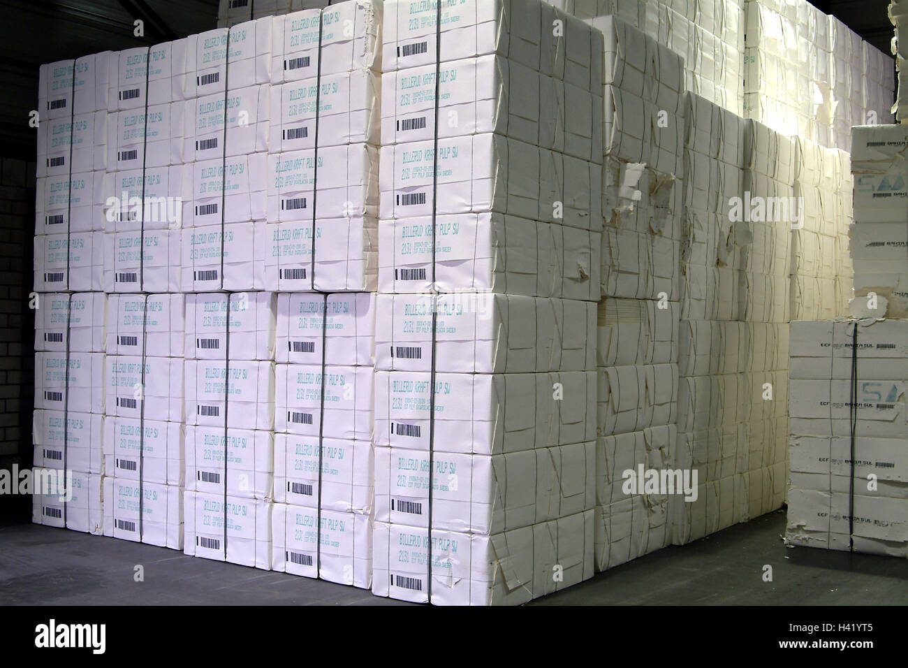 Paper factory, cellulose warehouse, factory, support, warehouse ...