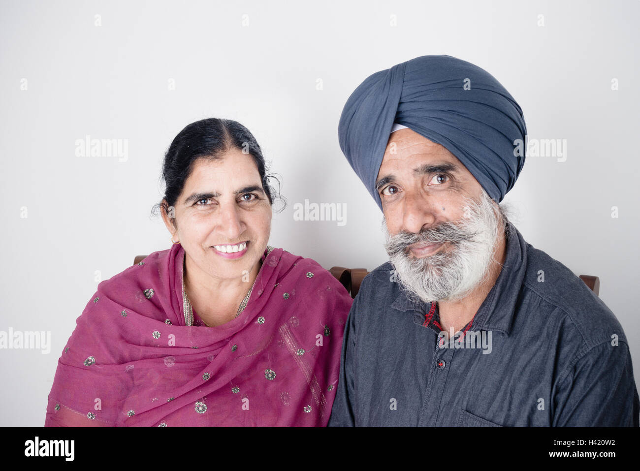 Smiling senior indian woman hi-res stock photography and images - Alamy