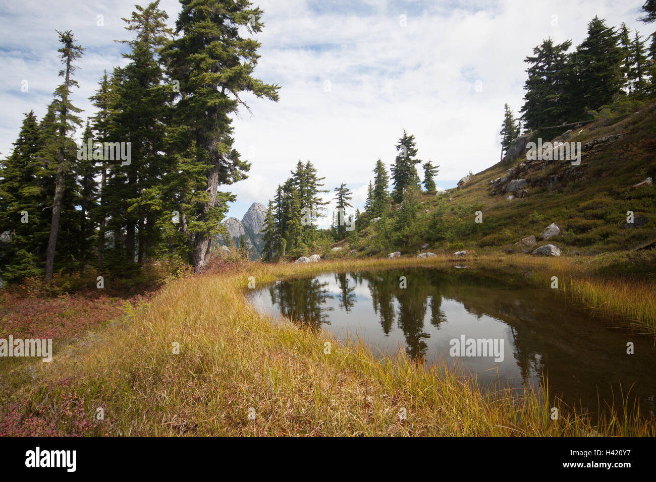 Reflection alpine mountains in hi-res stock photography and images - Alamy