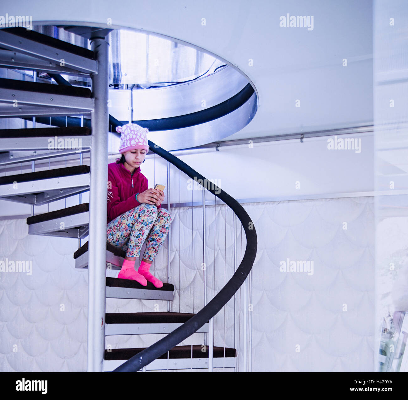 Spiral staircase photography hi-res stock photography and images - Alamy