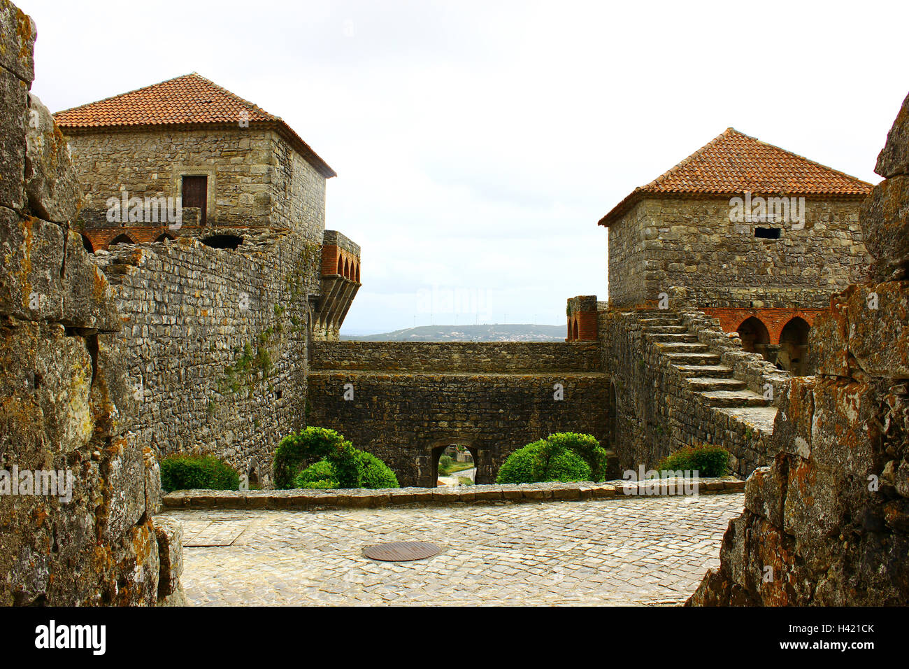 Castle, Porto de Mos, Portugal Stock Photo - Alamy