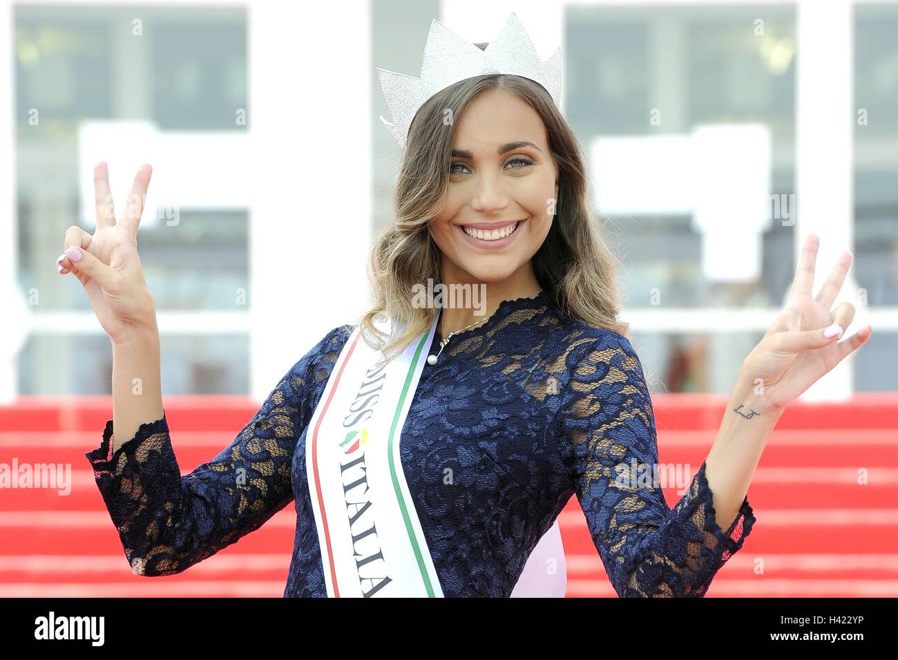 Official portraits of Rachele Risaliti after she was crowned Miss ...