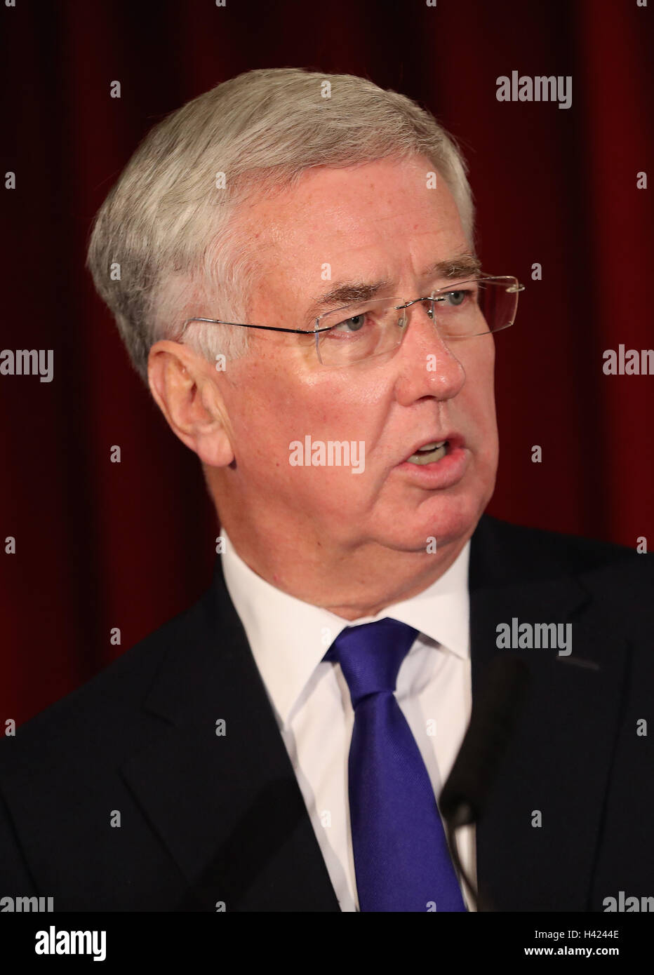 Defence Secretary Sir Michael Fallon attending the MOD Employer ...