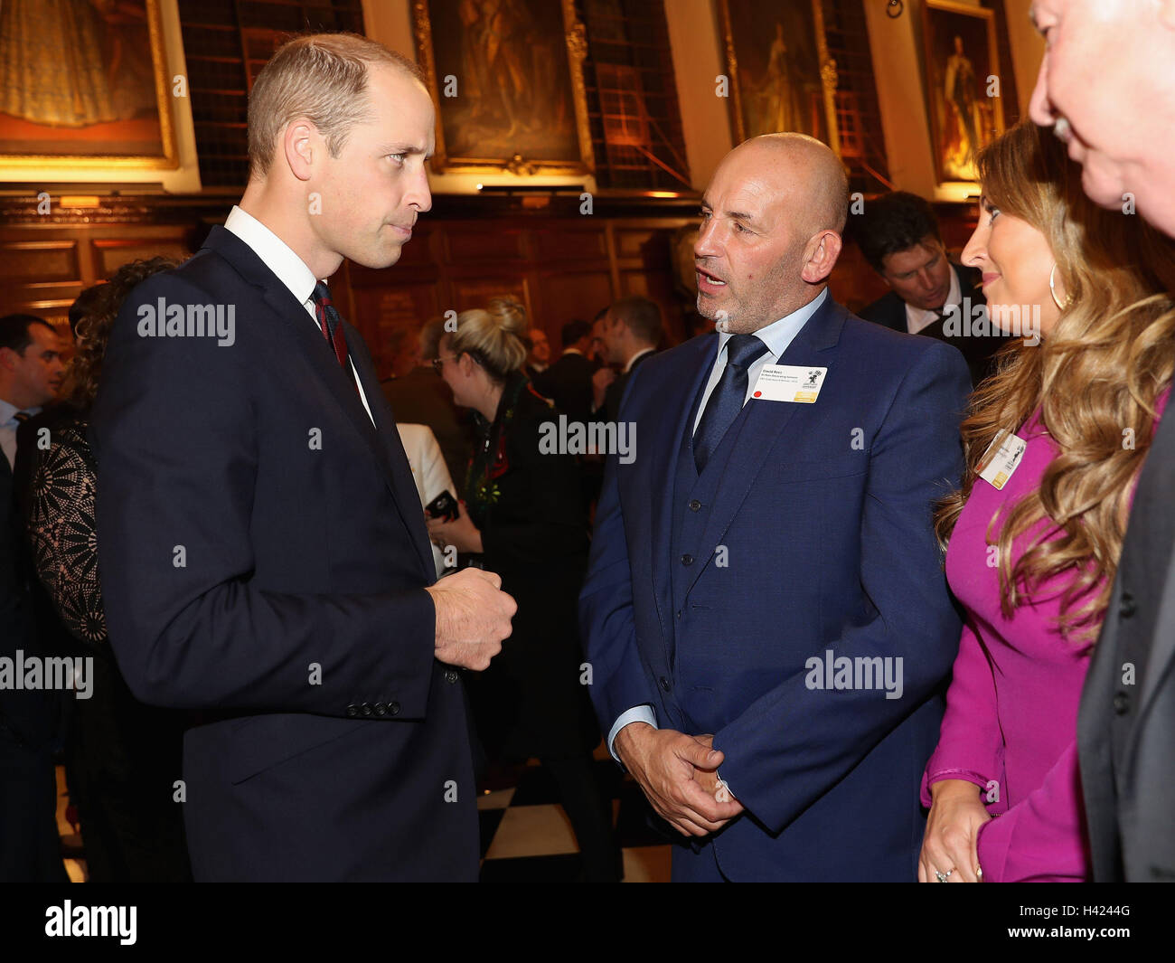 The Duke of Cambridge speaks to Dai Rees of DJ Rees decorating services ...