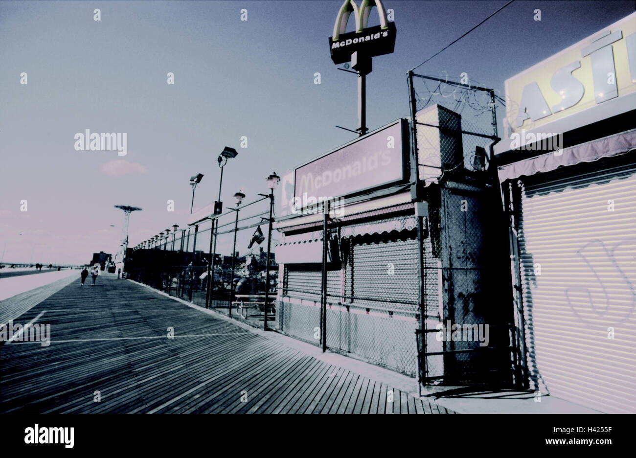 The USA, New York city, Long Beach, fun fair, input, street, amusement ...