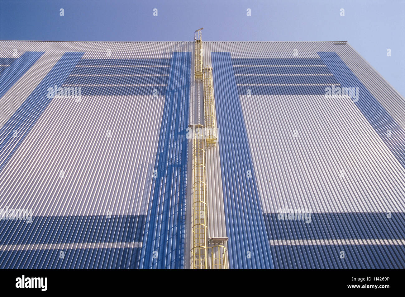 Factory building, facade, detail, fire escape, factory, hall, automatic ...