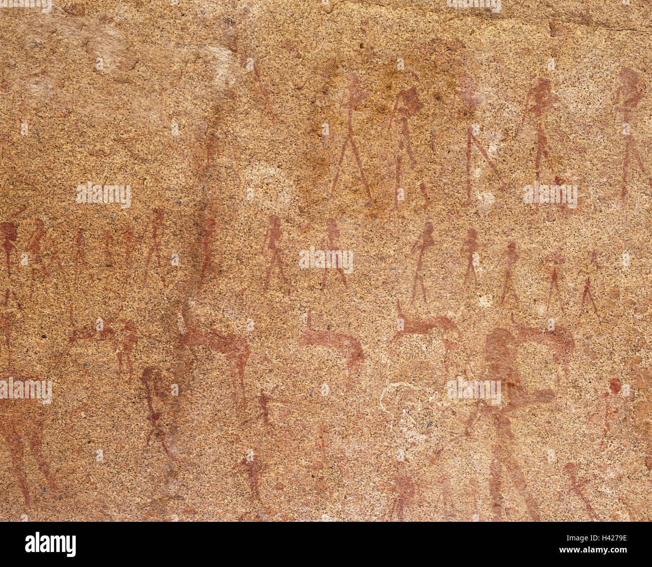 Namibia, Erongo mountains, farm Ameib, Phillips pit, bile paintings ...