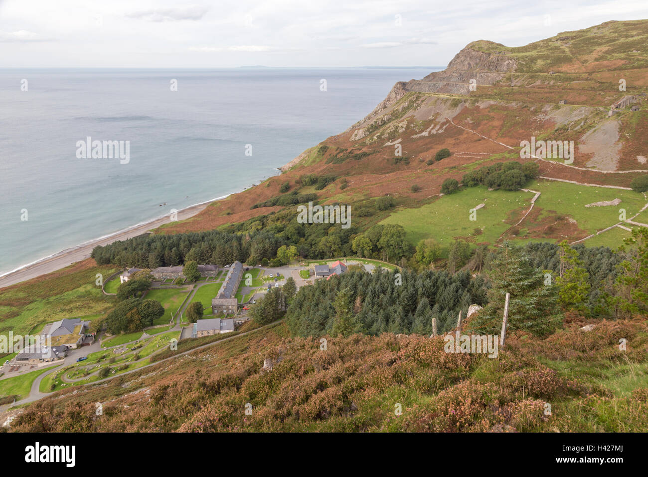 The Welsh language teaching and heritage centre at Nant Gwrtheyrn ...