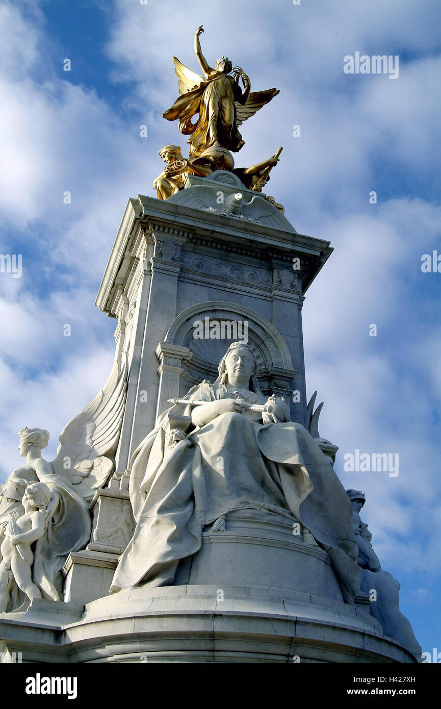 Great Britain, London, Queen Victoria Memorial Europe, England ...
