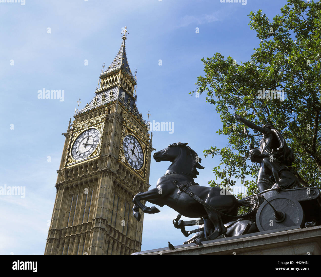 Great Britain, England, London, Big Ben, statue, Europe, capital ...