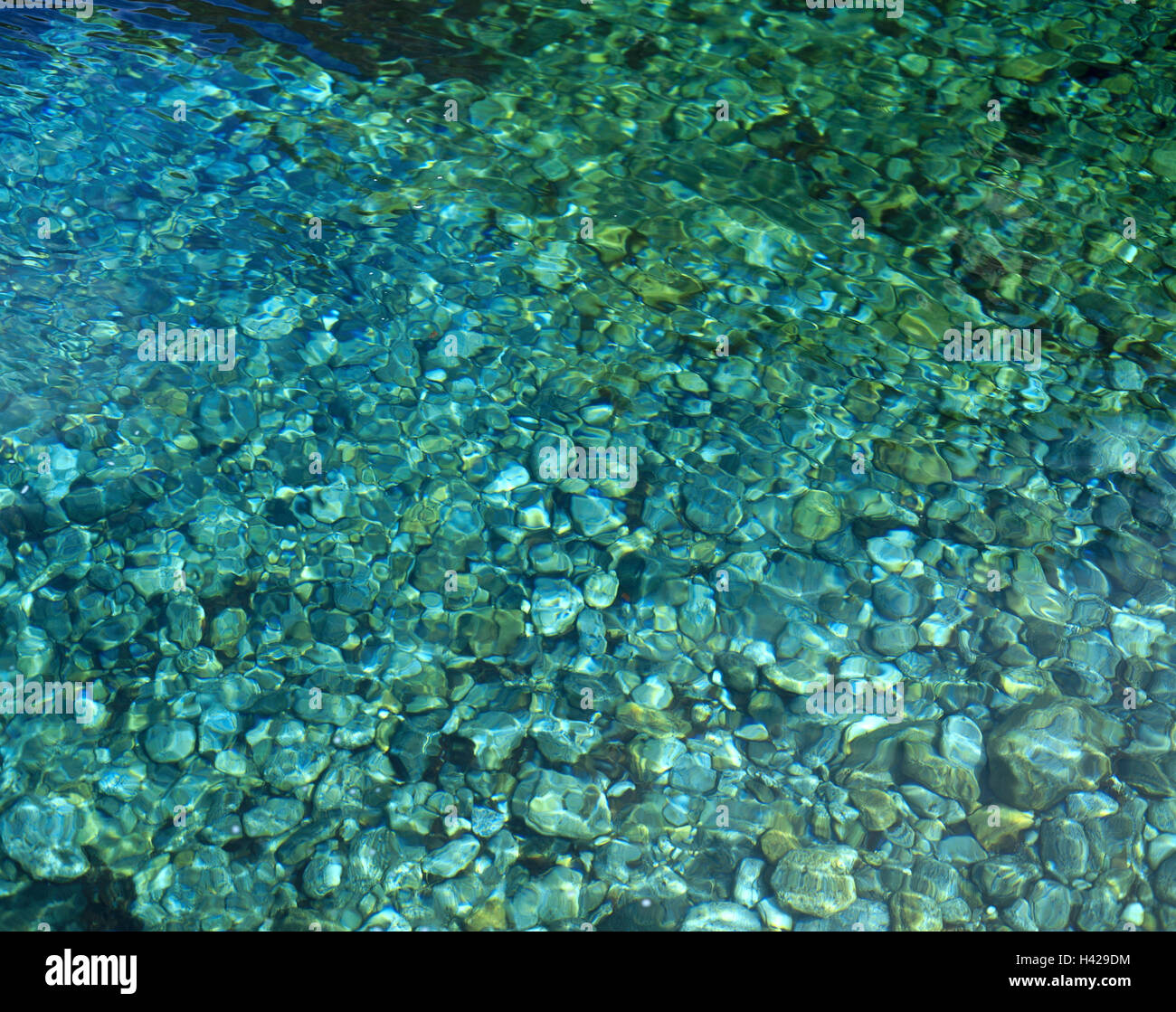 Water, turquoise, ground, stones, waters, river, brook, clearly ...