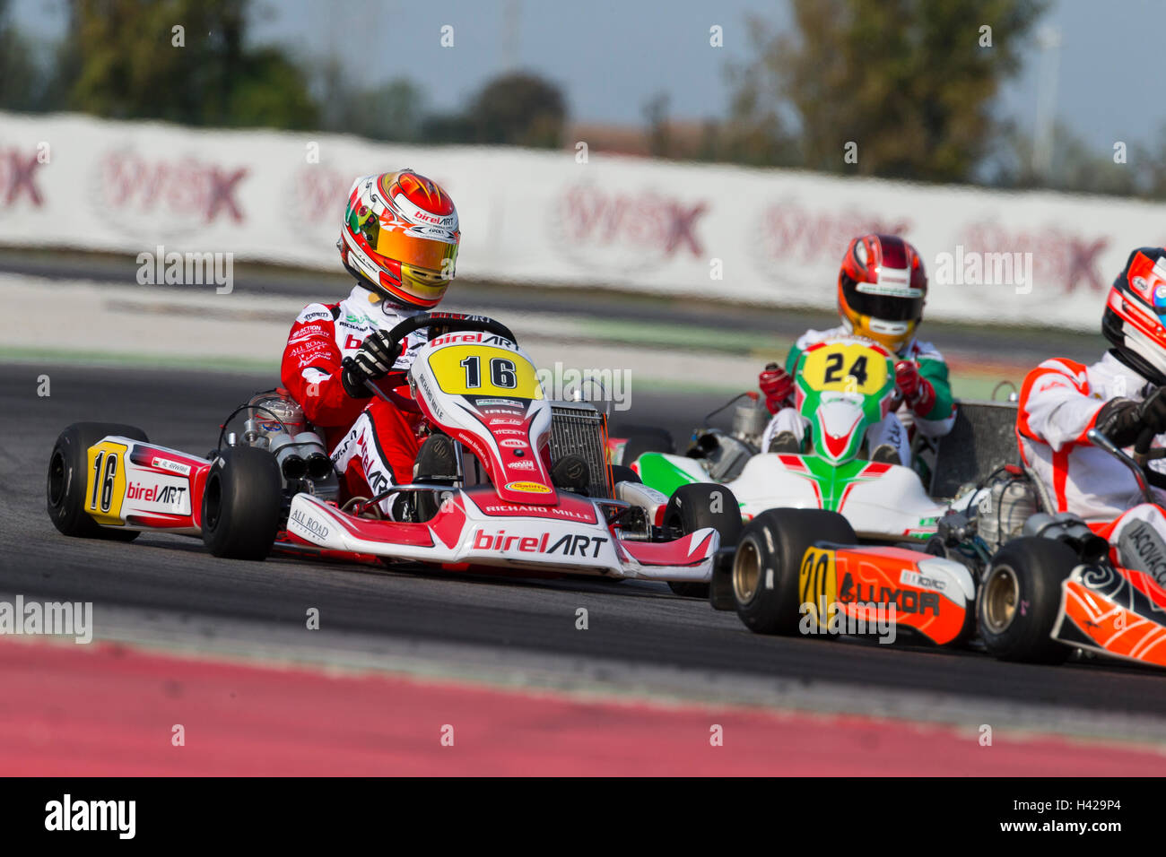 Adria, Rovigo (Italy) - October 1, 2016: Birel Art Racing Team, driven ...