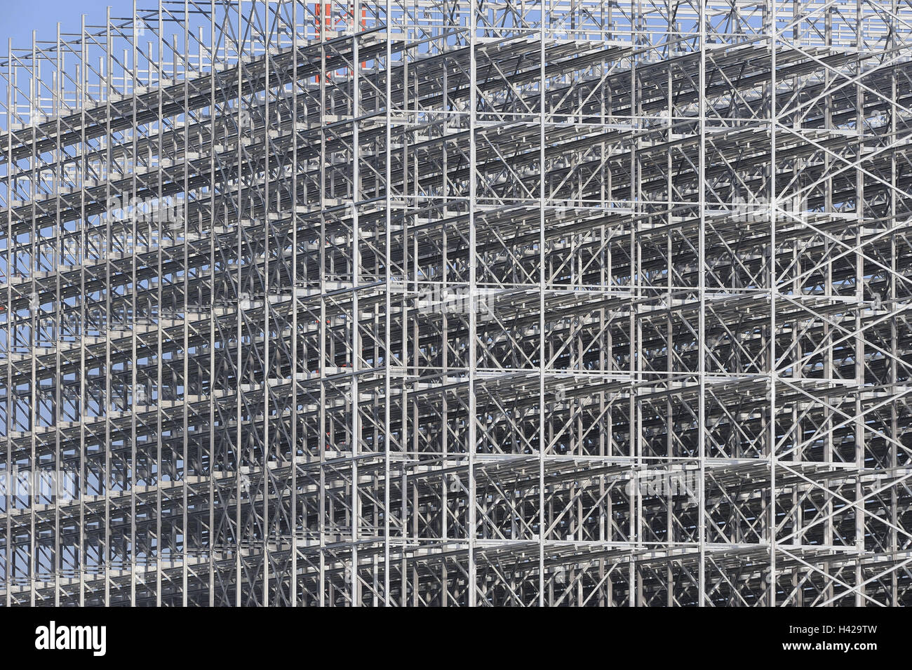 High rack warehouse, shell, open Stock Photo - Alamy