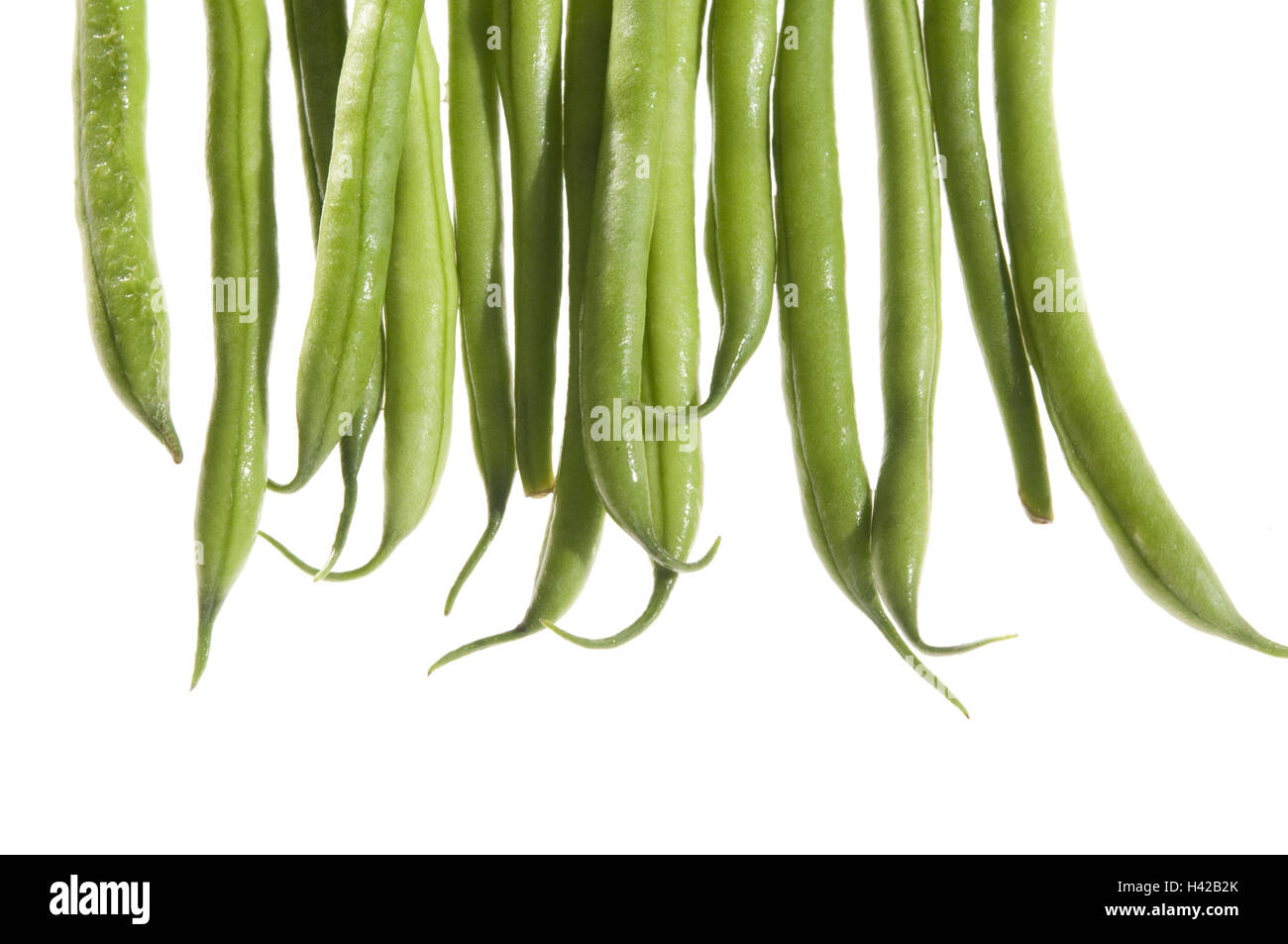 Stick beans, green, detail Stock Photo - Alamy