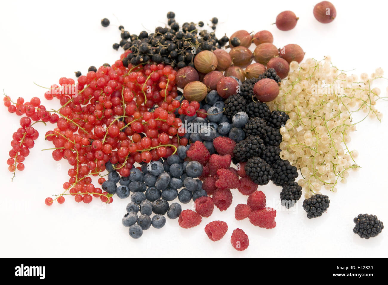 Red currants blackberries raspberries Cut Out Stock Images & Pictures ...