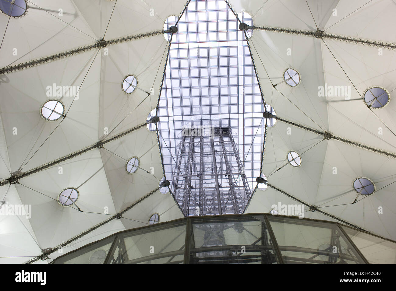 France, Paris, Grand ark, Down Town, detail, city, high rise, La ...