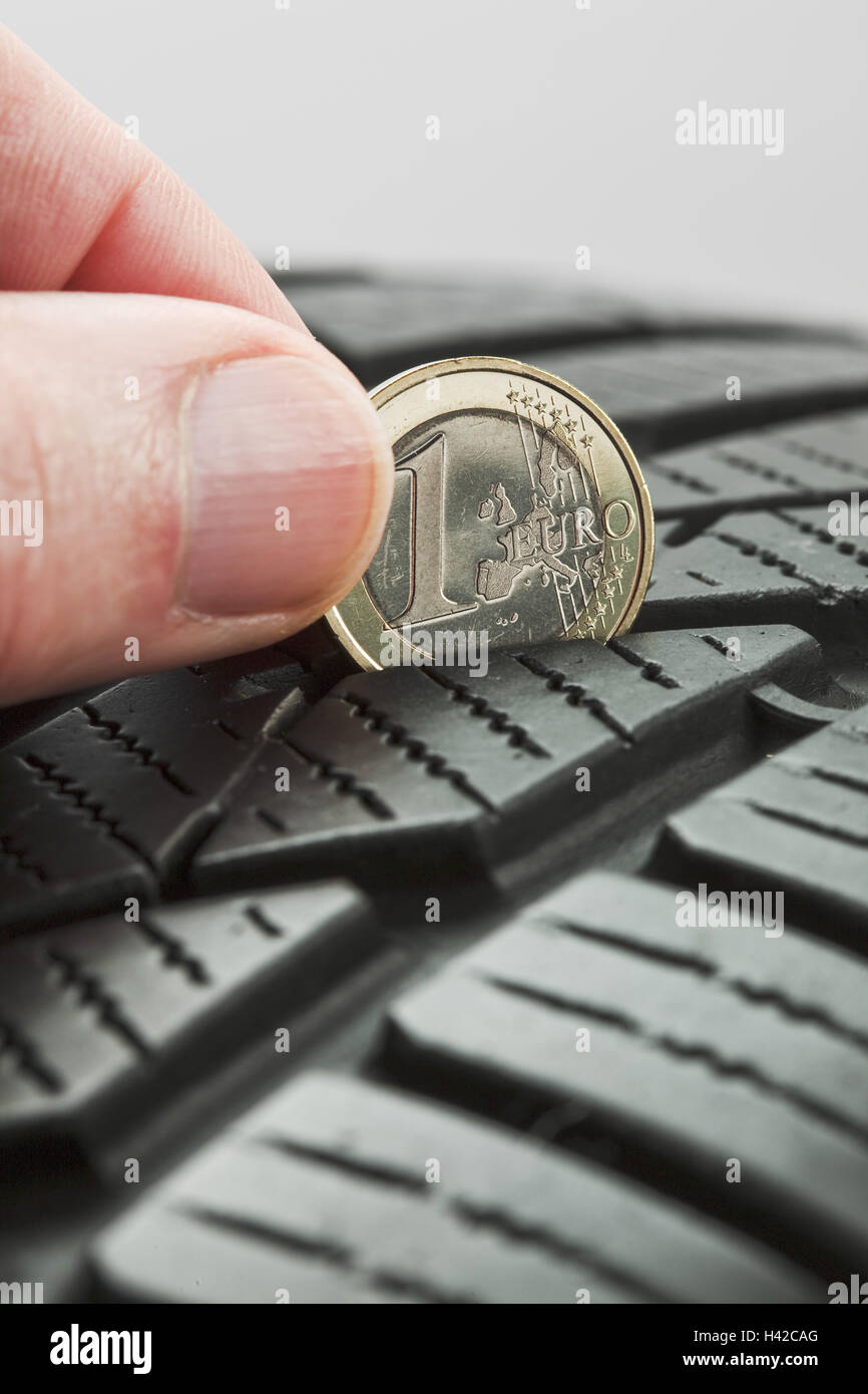 Tyre tread coin hi-res stock photography and images - Alamy