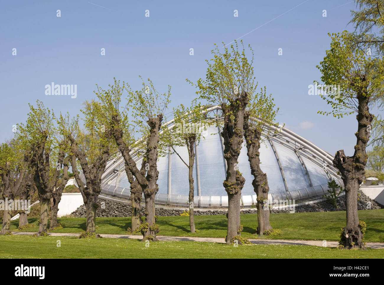 Germany, Hannover, rainforest house, mountain garden, place of interest ...