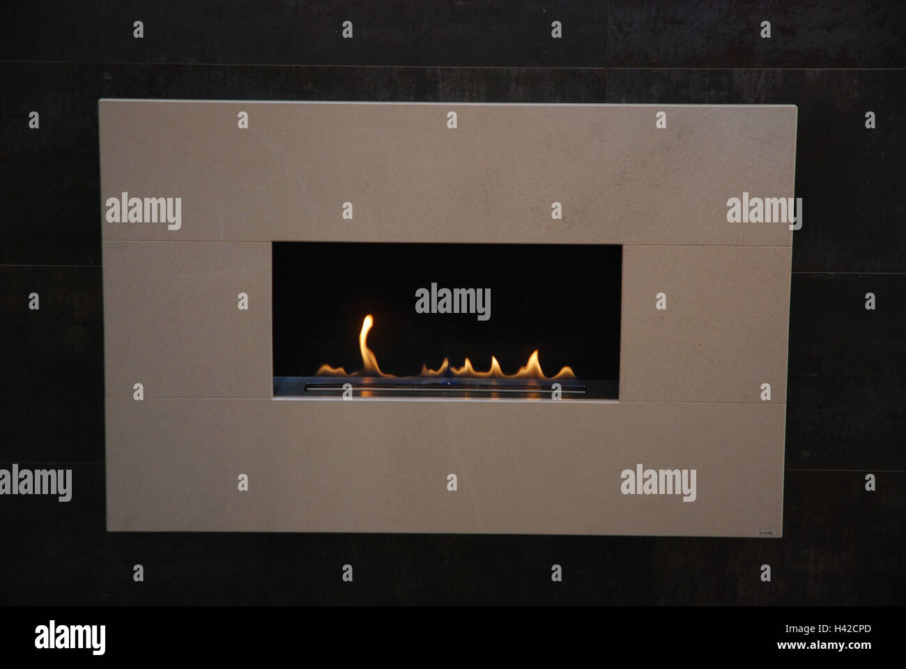 Open fire, gas flames, detail Stock Photo - Alamy