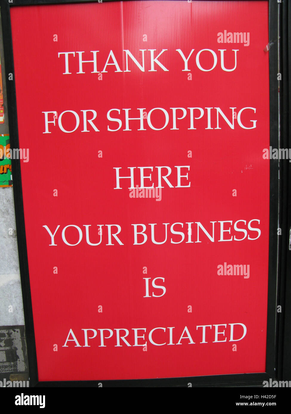 Thanks usa sign hi-res stock photography and images - Alamy