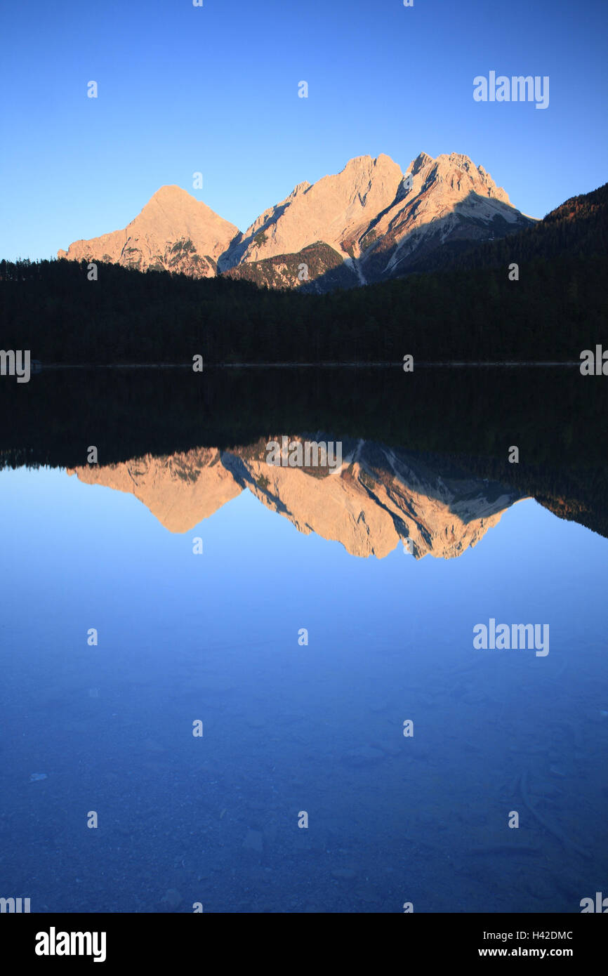 Austria, Tyrol, Fern Pass, Lermoos, Blindsee Stock Photo - Alamy