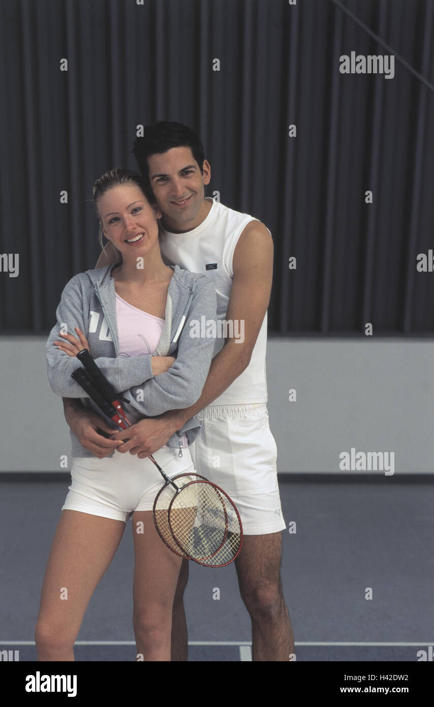 Sport hall badminton hi-res stock photography and images - Alamy