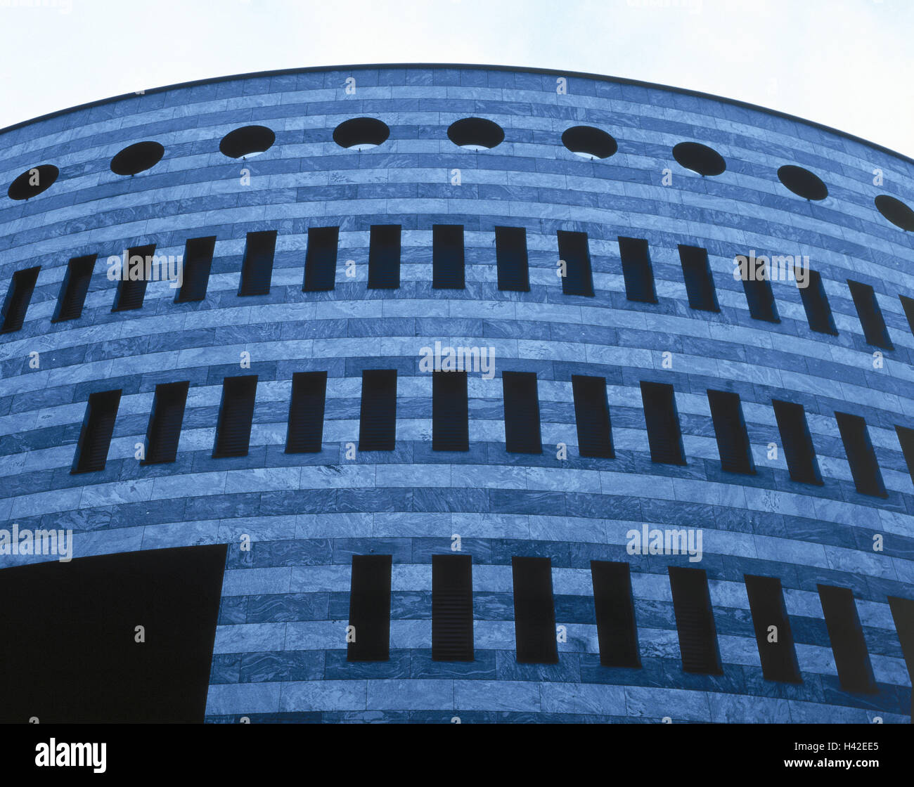 Modern architecture, bank, facade, detail, Switzerland, Basel ...