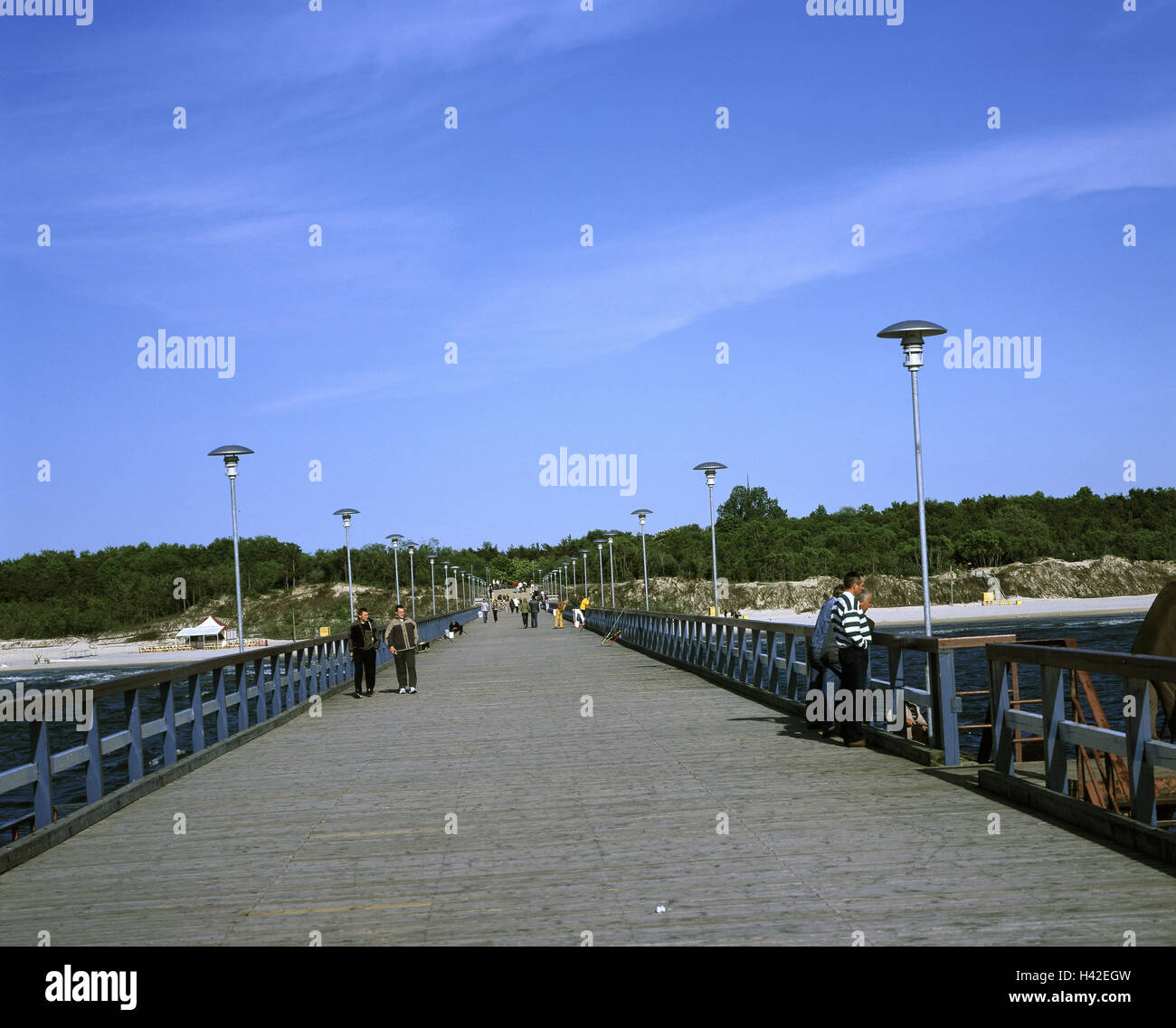 Lithuania, Palanga, pier, tourist, Europe, north-east, Europe, the ...