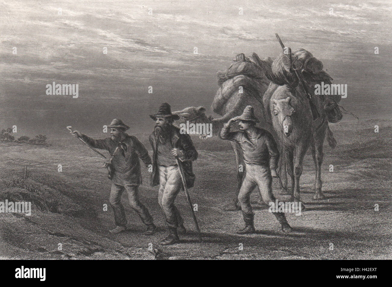 "Return of Burke & Wills to Coopers Creek". BOOTH/CHEVALIER. Queensland ...