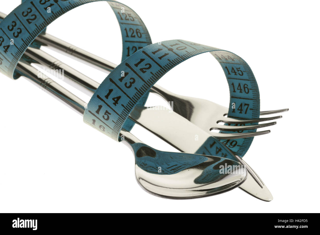 Silverware, measurement band, symbol, Diet, nutritional consciousness ...
