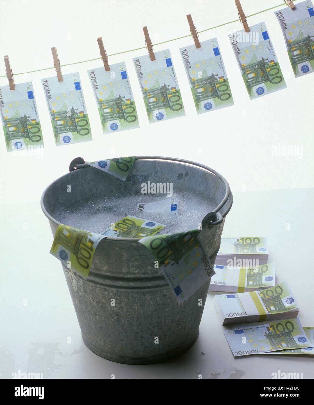 Money buckets hi-res stock photography and images - Alamy