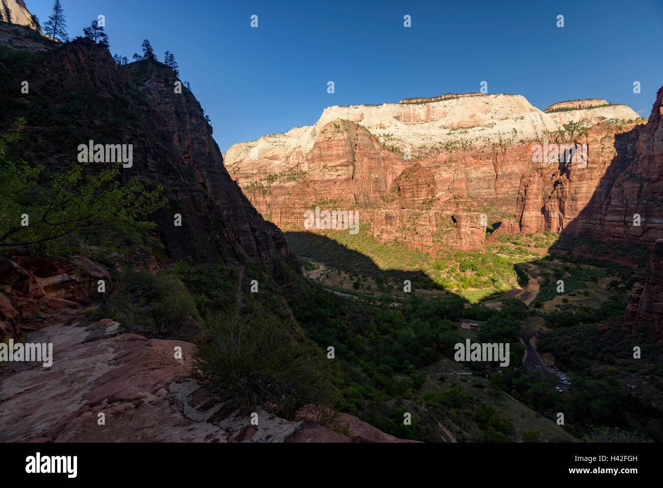 Mountain Scenery, Zion National Park, located in the Southwestern ...