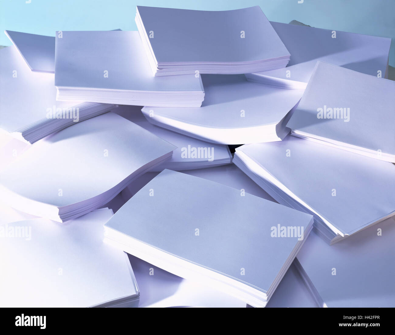 Paper stacked office equipment hi-res stock photography and images - Alamy