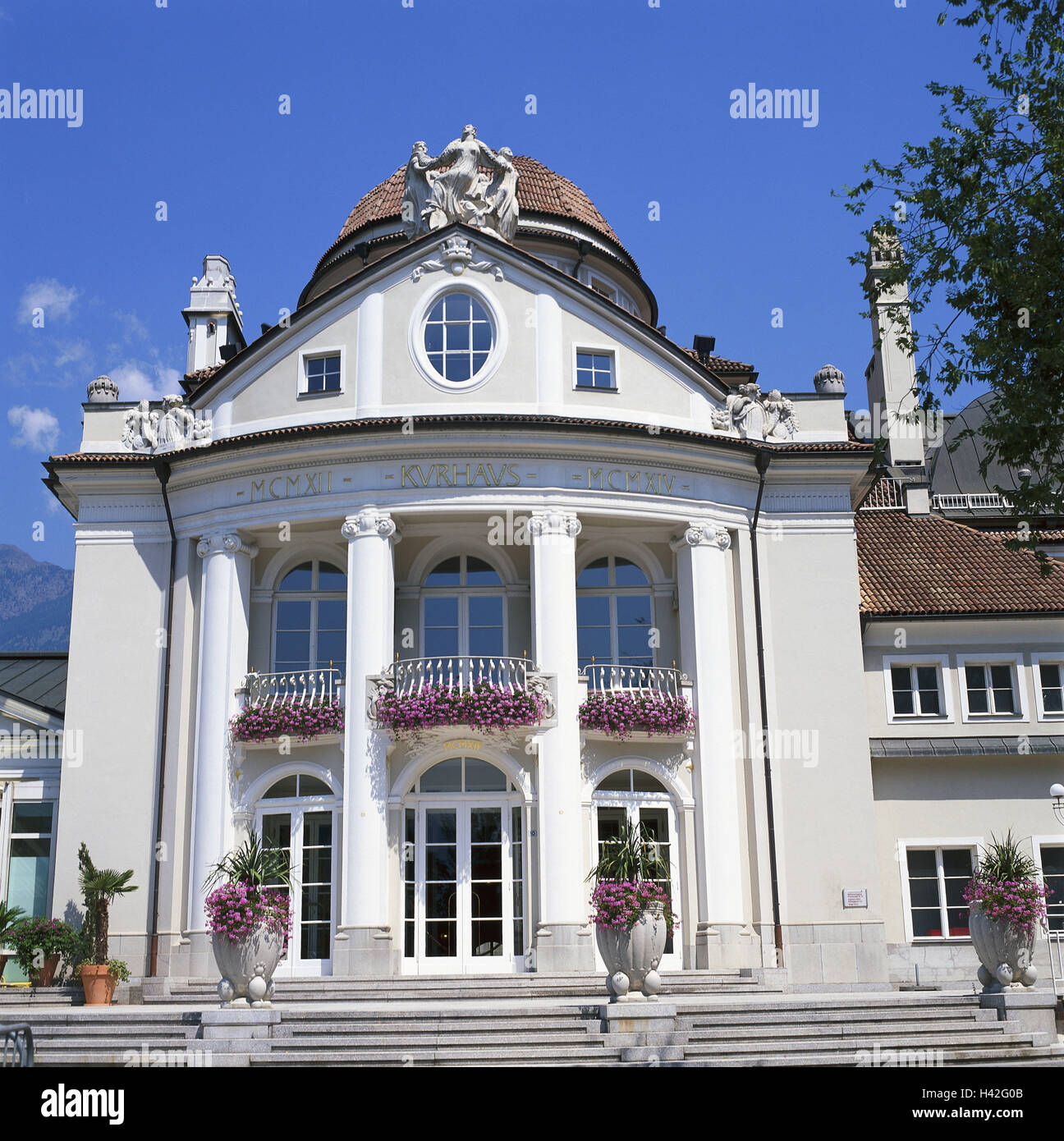 Health resort house in merano hi-res stock photography and images - Alamy