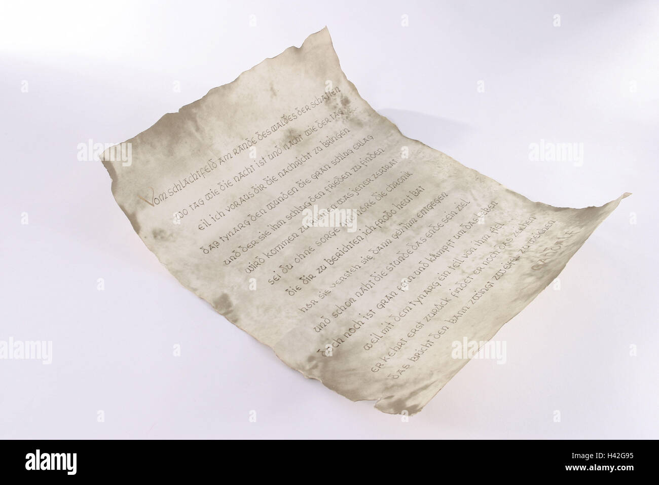 Handwritten paper manuscript hi-res stock photography and images - Alamy