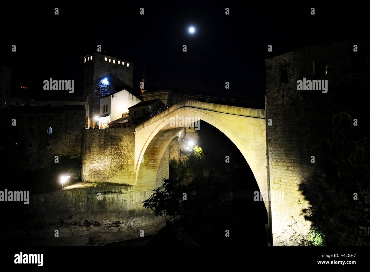Mostar night hi-res stock photography and images - Alamy