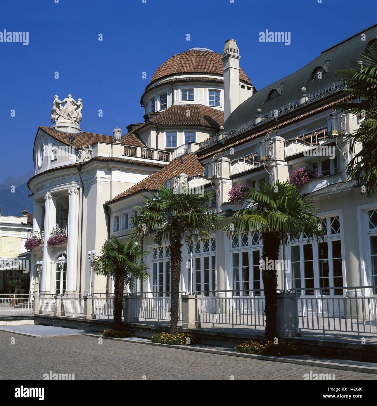 Health resort house in merano hi-res stock photography and images - Alamy