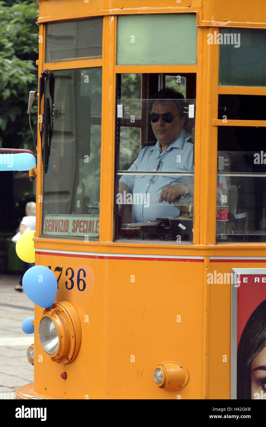 Streetcar conductor hi-res stock photography and images - Alamy