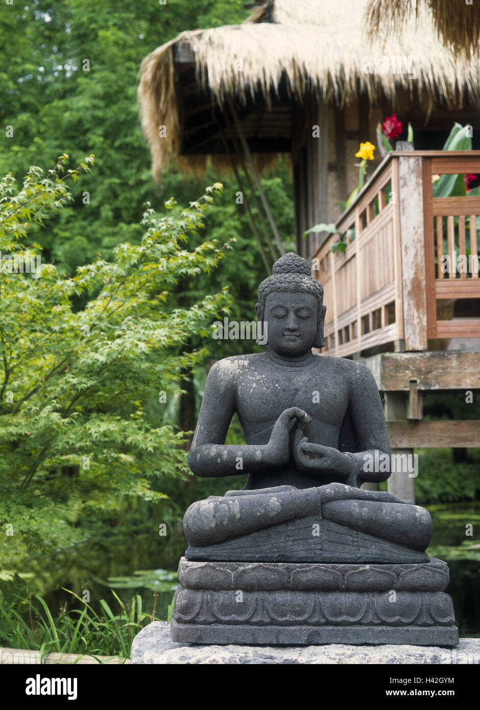 Japanese Buddha Garden Statue XL Garden Statue Japanese Buddha 1.5m