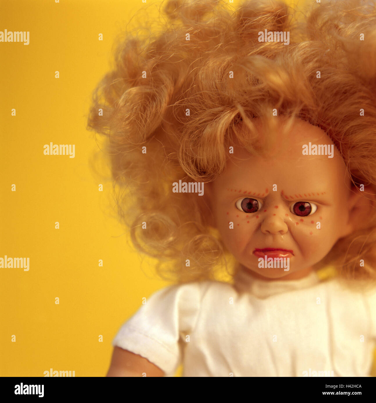 Doll, expression, nastily, portrait, curled, figure doll, toys, facial ...