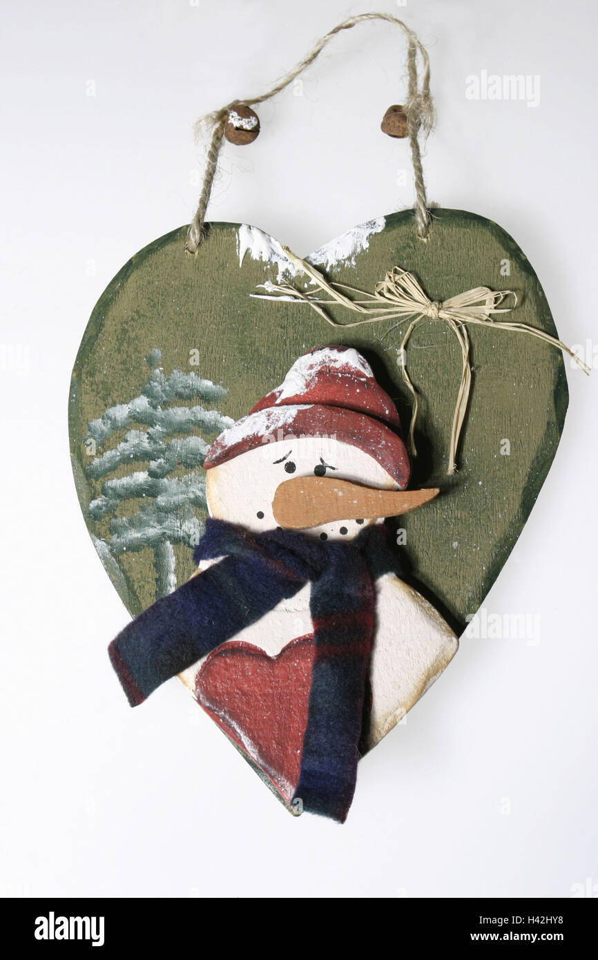 Snowman wooden sign hi-res stock photography and images - Alamy