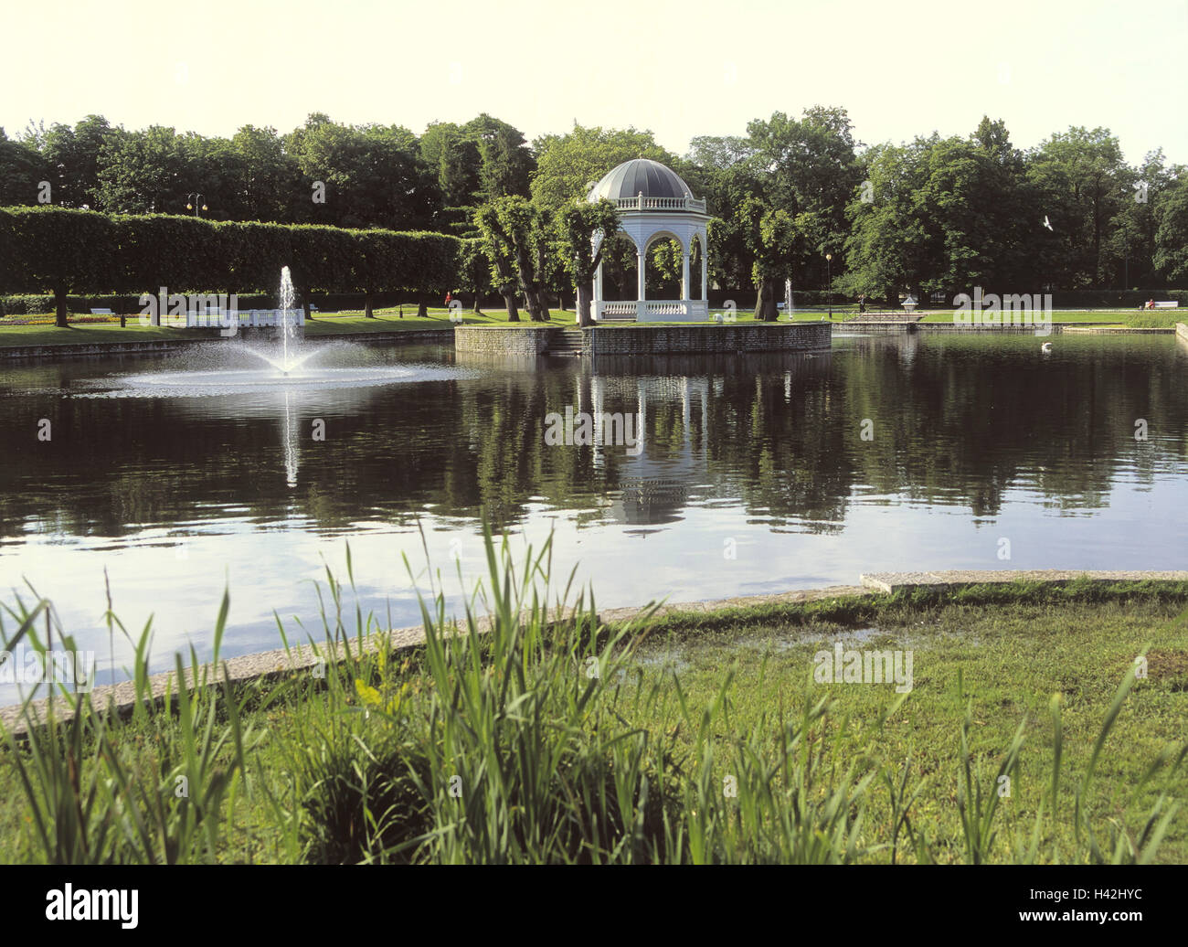 Latvia, region construction ska, Pilsrundâle, castle Rundâle, park ...