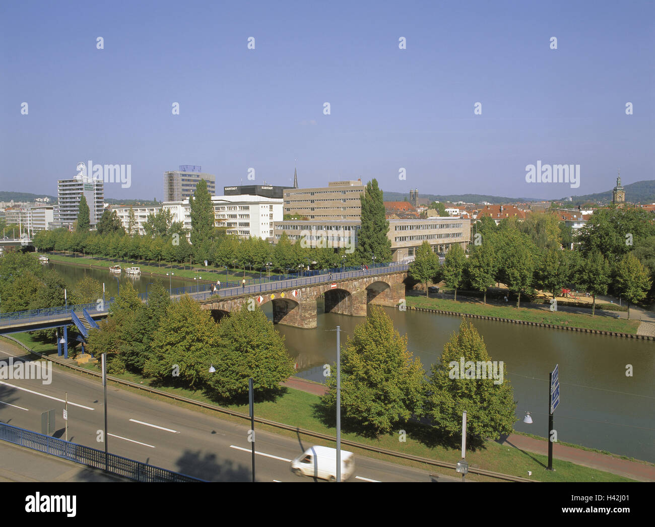 Saarbrucken bridge hi-res stock photography and images - Alamy