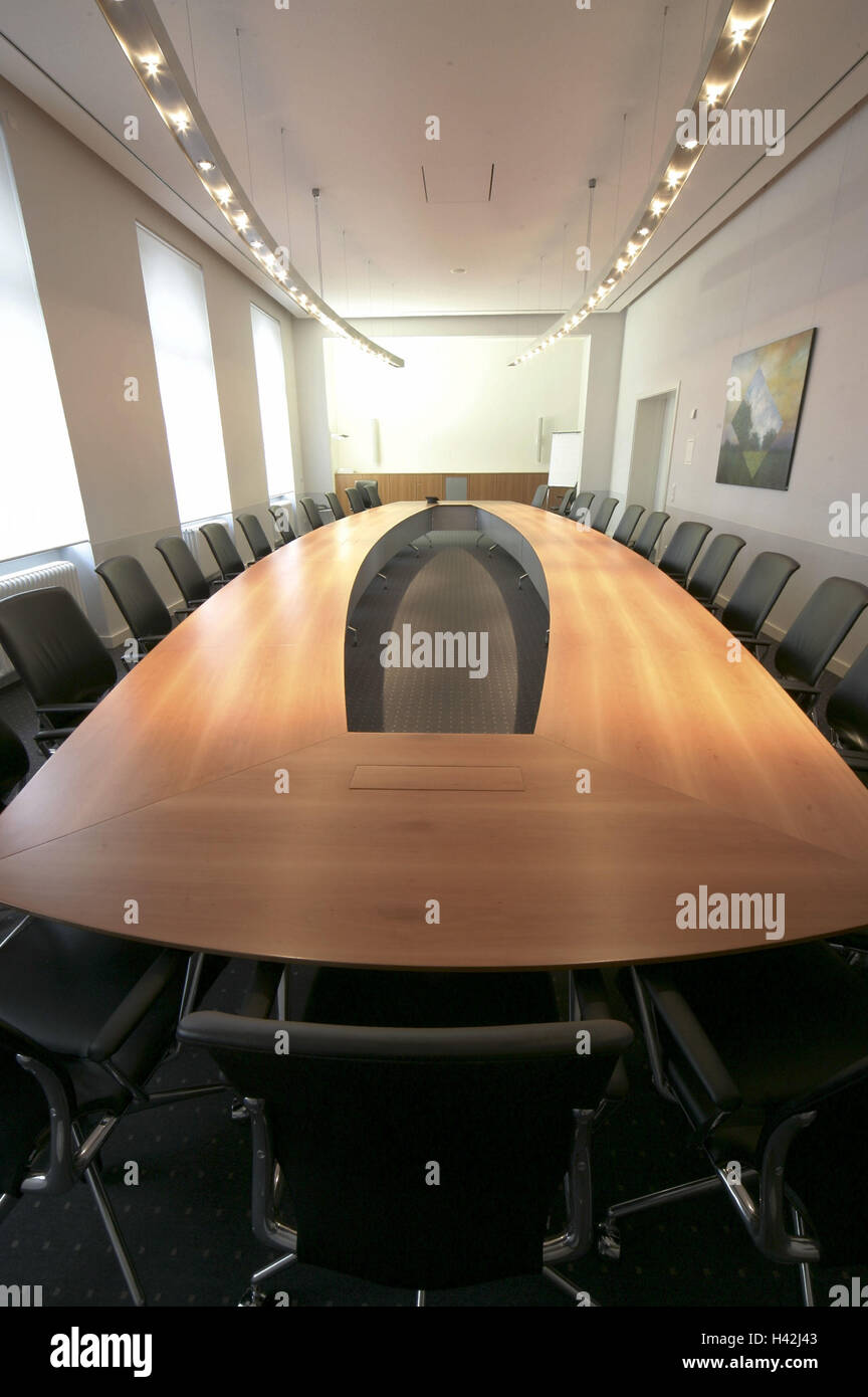 Strings session area chairs convention table hi-res stock photography ...