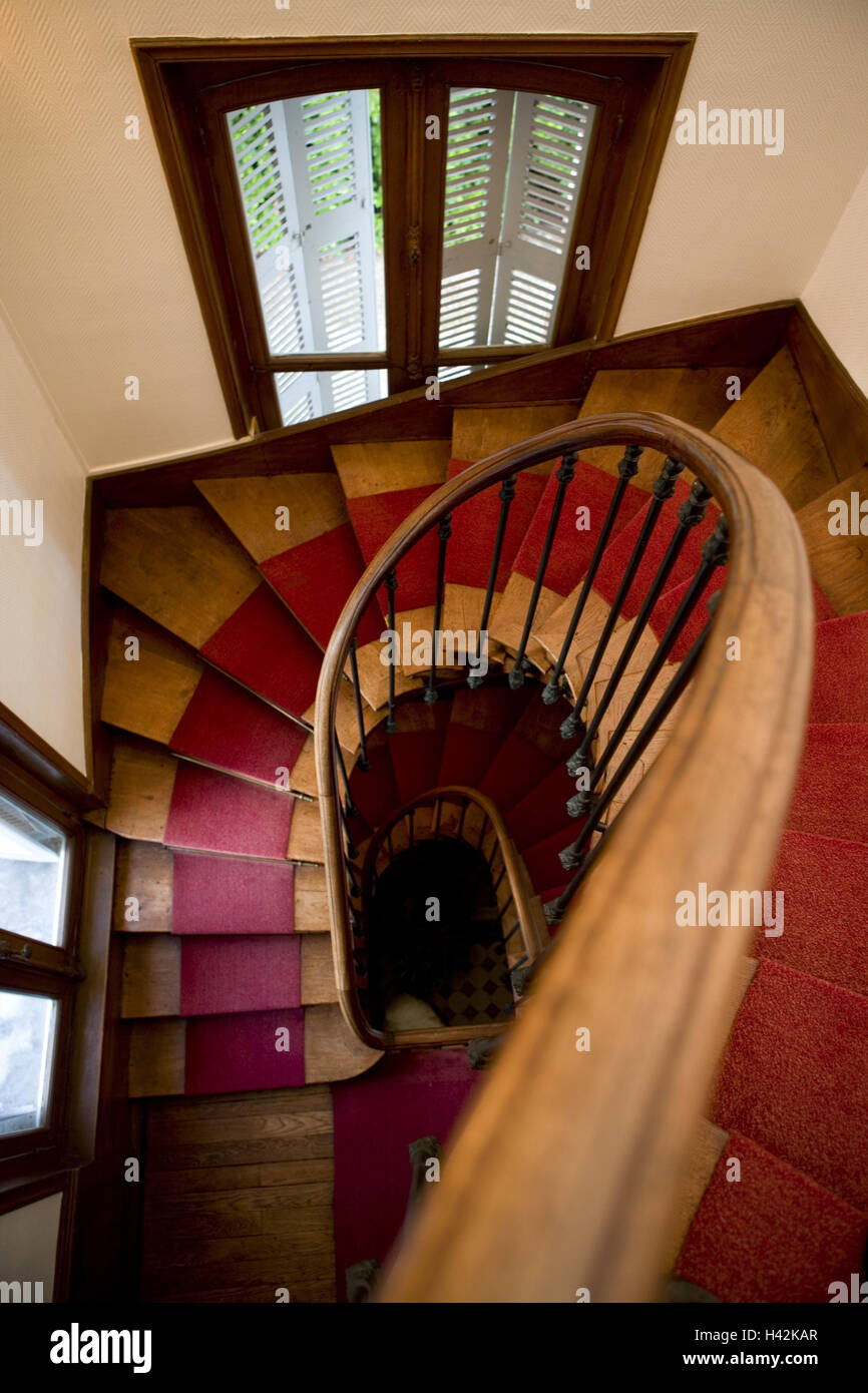 Curling stairs hi-res stock photography and images - Alamy