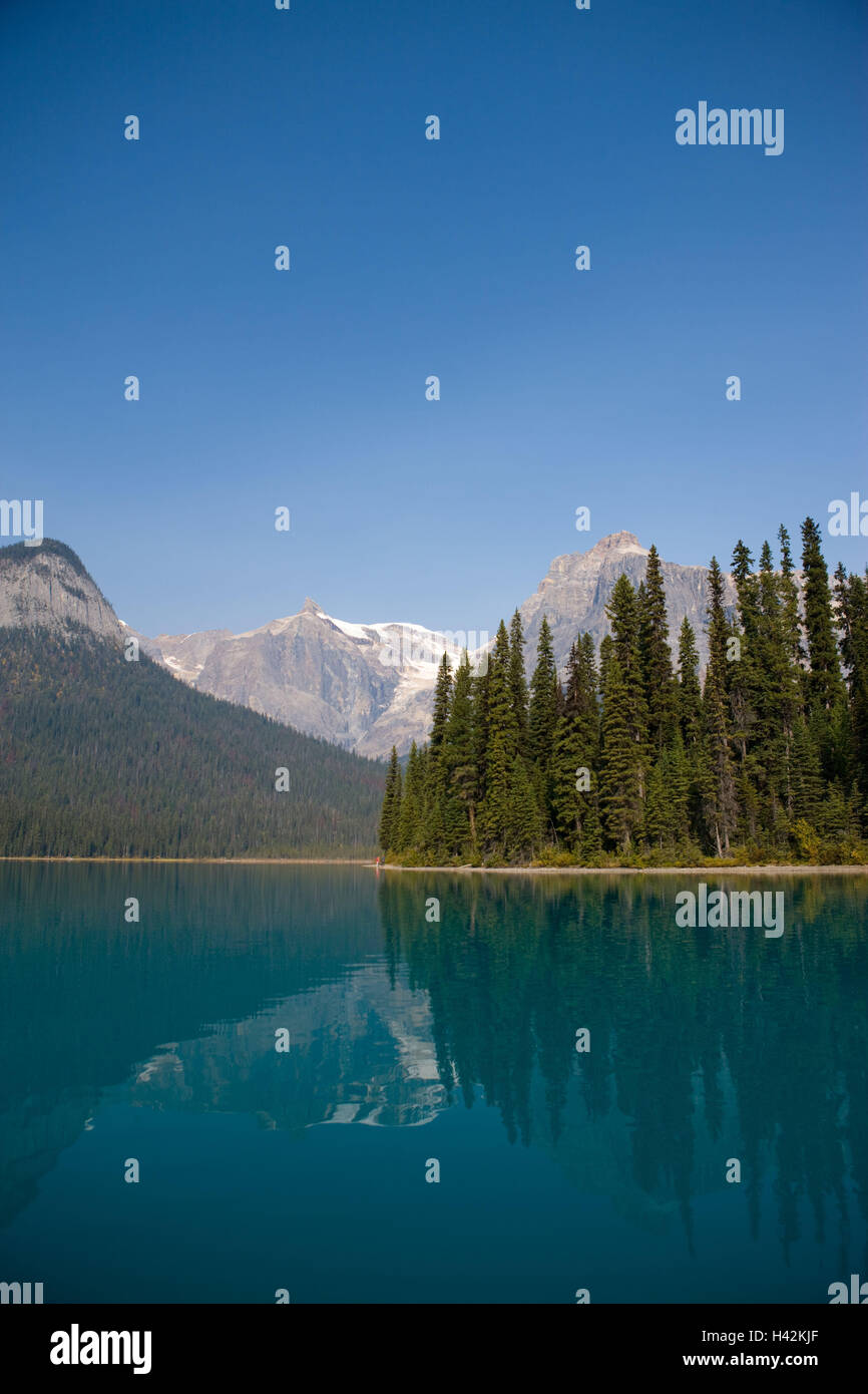 Canada, British Columbia, Yoho Nationwide, park, Emerald Lake ...